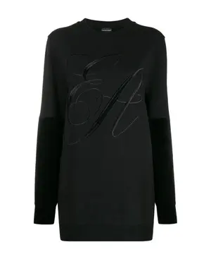 Emporio Armani Round Neck Long Sleeve Sweater