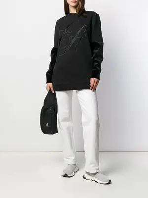 Emporio Armani Round Neck Long Sleeve Sweater