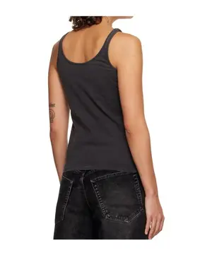Off-White Patchwork Design Tank Top