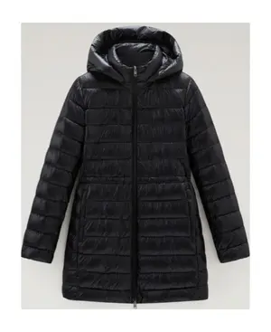 Woolrich Zip-up Reversible Coat With Removable Inner Jacket