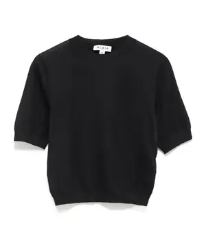 Alaïa Cropped Ribbed Knit Top