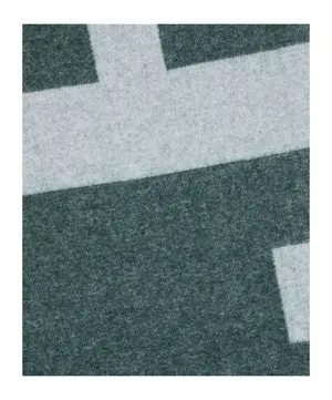 A.p.c. Logo Intarsia Fringed Scarf