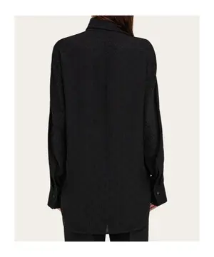 FERRAGAMO Embellished Blouse With Asymmetrical Hem