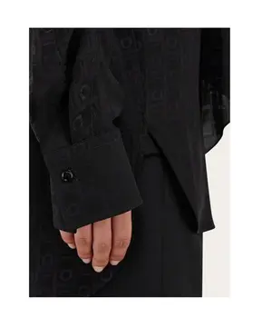 FERRAGAMO Embellished Blouse With Asymmetrical Hem