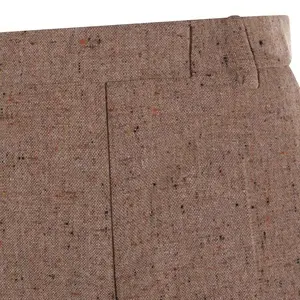 Valentino Garavani Pleated Tailored Trousers With Frayed Hem