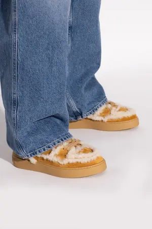 Balmain B-court Shearling Trainers