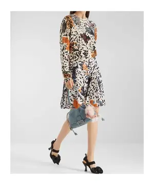 Fendi Falena Motif Crewneck Jumper