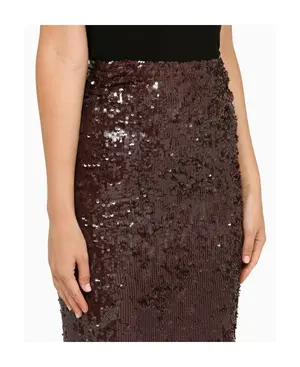 Dries Van Noten Sequined High-waist Maxi Skirt