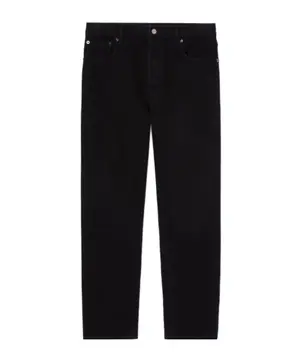 Gucci Cropped Slim Denim Pants - Black