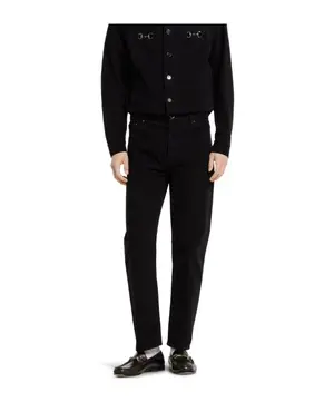 Gucci Cropped Slim Denim Pants