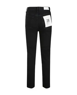 RE/DONE High-rise Straight Jeans