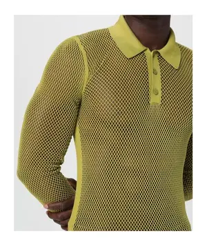 Gucci Long-sleeved Polo Shirt