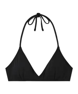 NILI LOTAN Triangle Bikini Top - Black