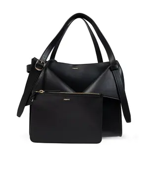 Coperni Medium Cabas Satchel Bag - Black
