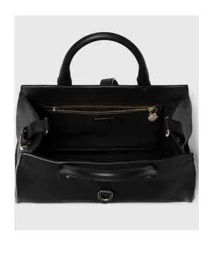 Gucci Medium Tote Bag With Hook Closure - Black
