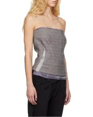 Ottolinger Plaid-check Corset