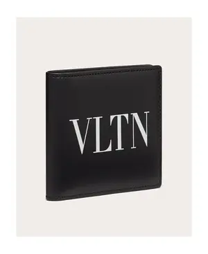 Valentino Garavani Vltn Logo Printed Bi-fold Wallet
