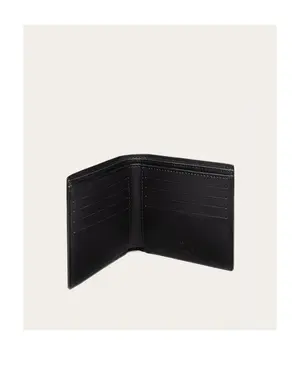 Valentino Garavani Vltn Logo Printed Bi-fold Wallet