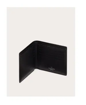 Valentino Garavani Vltn Logo Printed Bi-fold Wallet