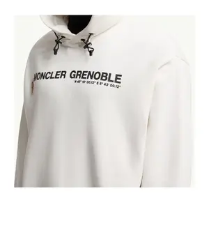 Moncler Logo Embroidered Long-sleeved Hoodie
