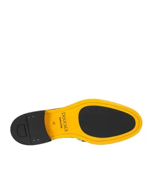 DOUCAL'S Leather Loafer With Tassels - Black