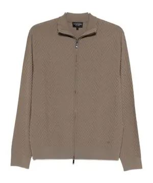 Emporio Armani Fine Knit Cardigans For Men