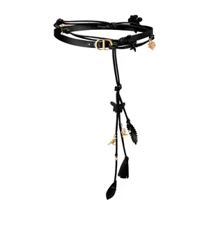 Dior 30 Montaigne Cord Belt - Black