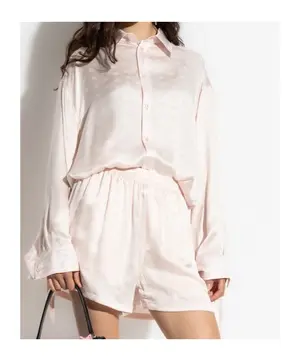 Balenciaga Knotted Cuff Blouse - Pink