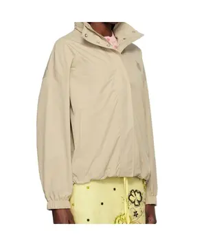 Maison Kitsuné Beige Fox Motif Bomber Jacket