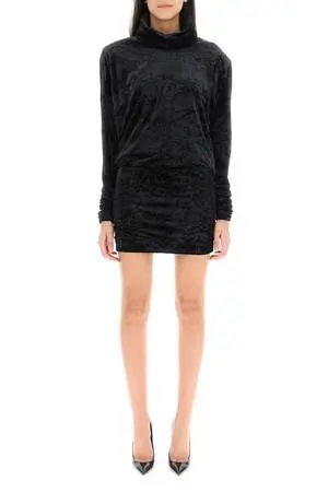 Saint Laurent High Neck Long-sleeved Top