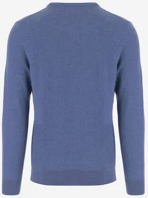 Polo Ralph Lauren Embroidered Crewneck Knit Jumper - Blue
