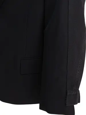 Balenciaga Tailored Jacket With Lapel Collar And Flap Pockets