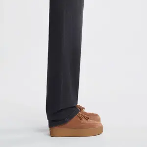 Hogan Lace-up Round Toe Boots