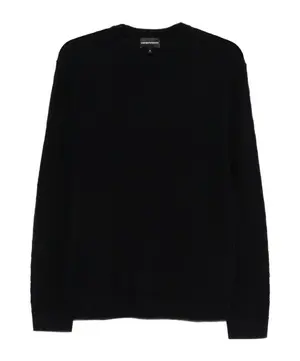Emporio Armani Textured Knitwear For Men