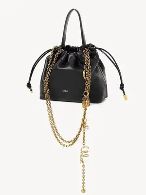 Chloé Icons Mini Drawstring Shoulder Bag - Black