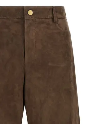 Max Mara Fulmine Straight Leg Pants - Brown