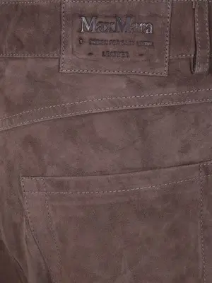Max Mara Fulmine Straight Leg Pants - Brown