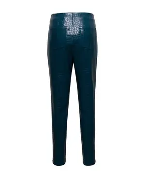 ROTATE BY BIRGER CHRISTENSEN Croc-embossed Slim Leggings