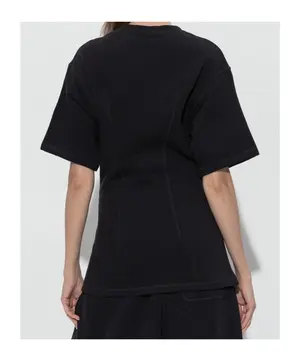 LANVIN Fitted T-shirt With Metal Appliqu
