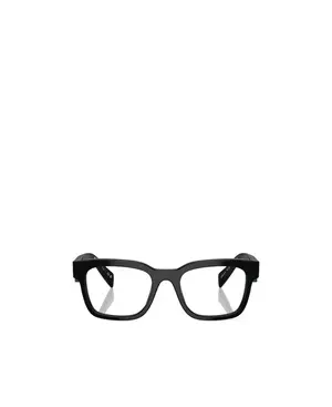 Prada Square Frame Eyeglasses - Black