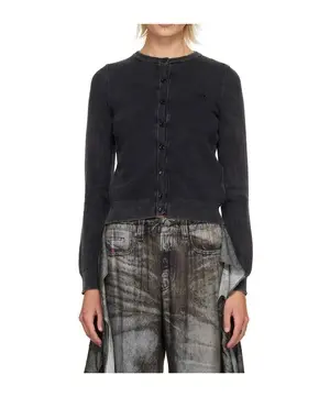 DIESEL® Long-sleeved Buttoned Cardigan