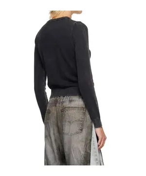 DIESEL® Long-sleeved Buttoned Cardigan