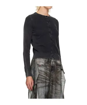 DIESEL® Long-sleeved Buttoned Cardigan