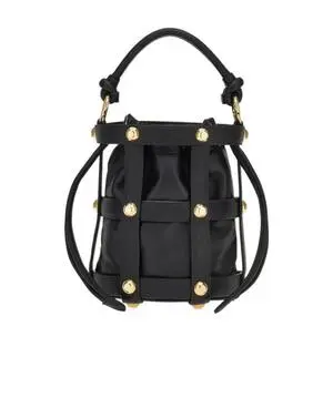 FERRAGAMO Cage Bucket Bag - Black