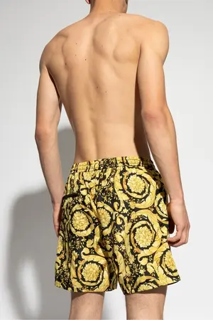Versace Barocco Print Swim Shorts
