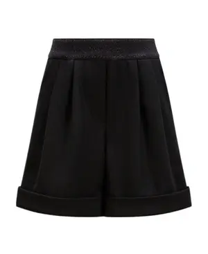 Moncler Logo Waistband Shorts