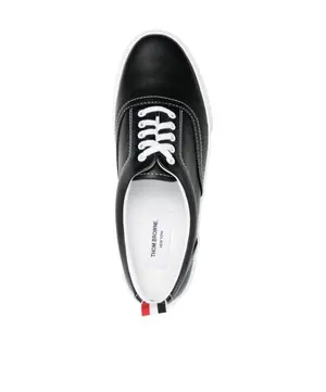 Thom Browne Heritage Round Toe Sneakers - Black