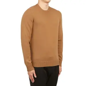 DRUMOHR Crew Neck Knitted Jumper - Brown