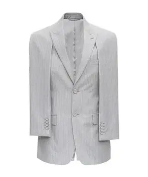 Dior Striped Sleeveless Jacket