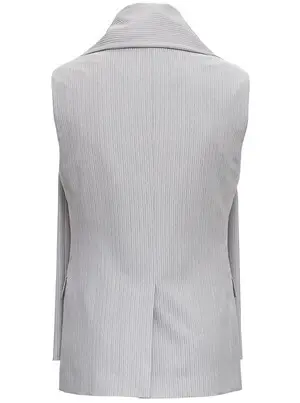 Dior Striped Sleeveless Jacket